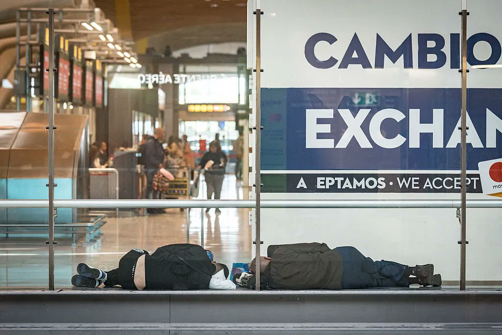 Madrid Authorities Monitor 105 Homeless at Barajas as Aena, City ...