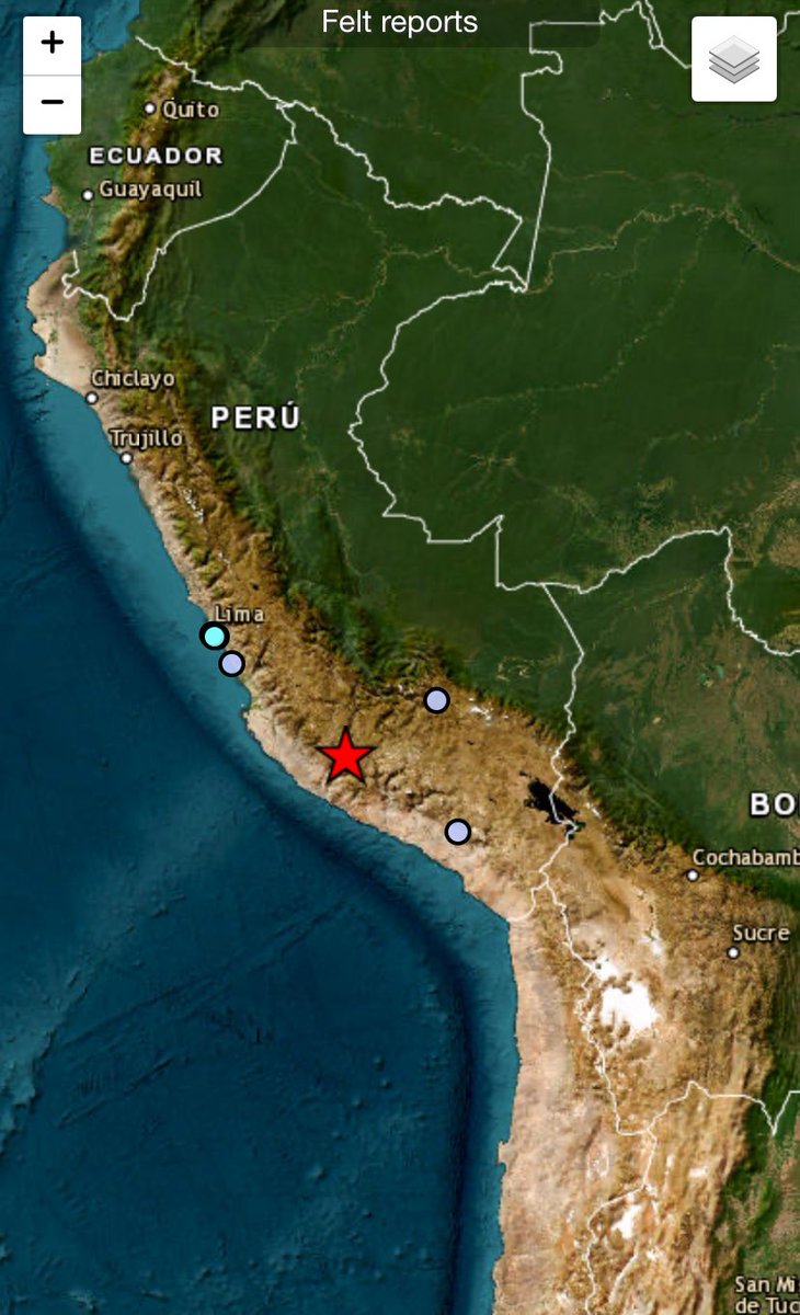 Magnitude 6.1 Earthquake Near San Pedro Shakes 500,000 in Central Peru ...