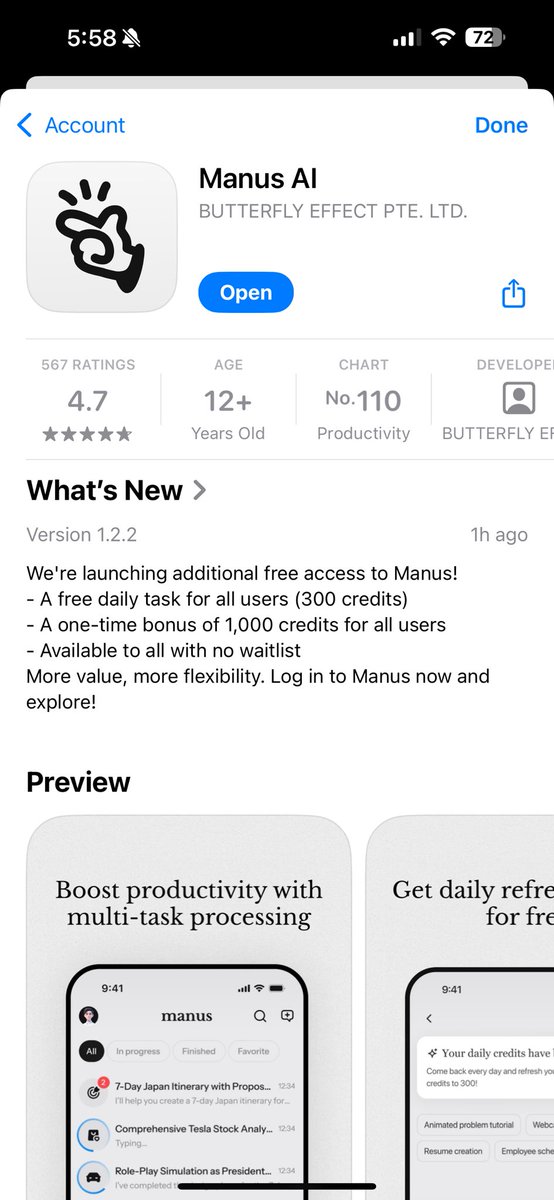 Manus AI Launches Freemium Model With No Waitlist, Free Daily Task, 300 ...