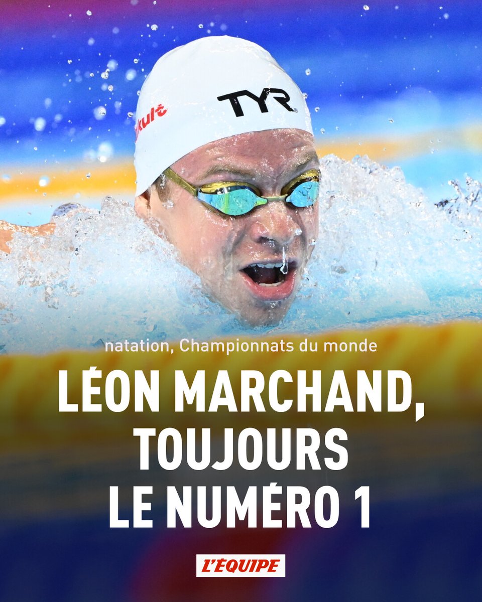 Marchand Wins Third 400m Medley Title, Leads France to Relay Silver ...
