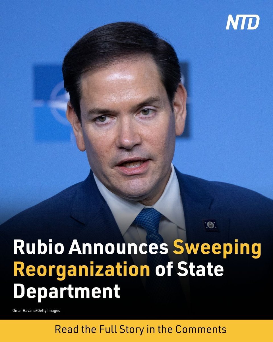 Marco Rubio Unveils State Department Reorganization, Cuts 700 Positions ...