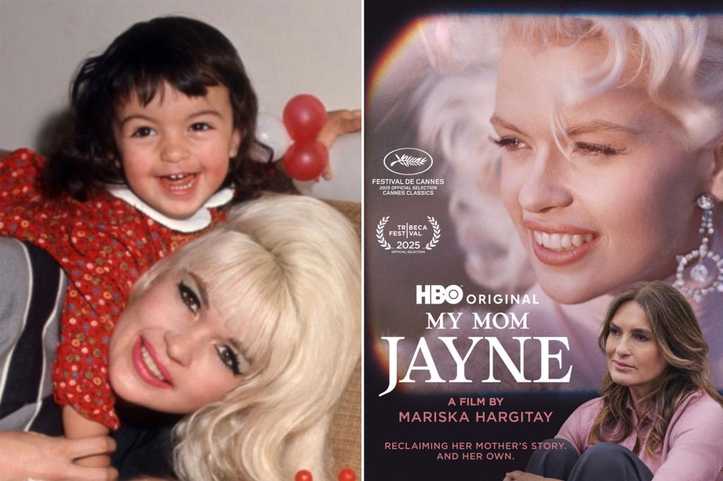 Mariska Hargitay’s HBO Documentary 'My Mom Jayne' Reveals Biological Father Nelson Sardelli and ...