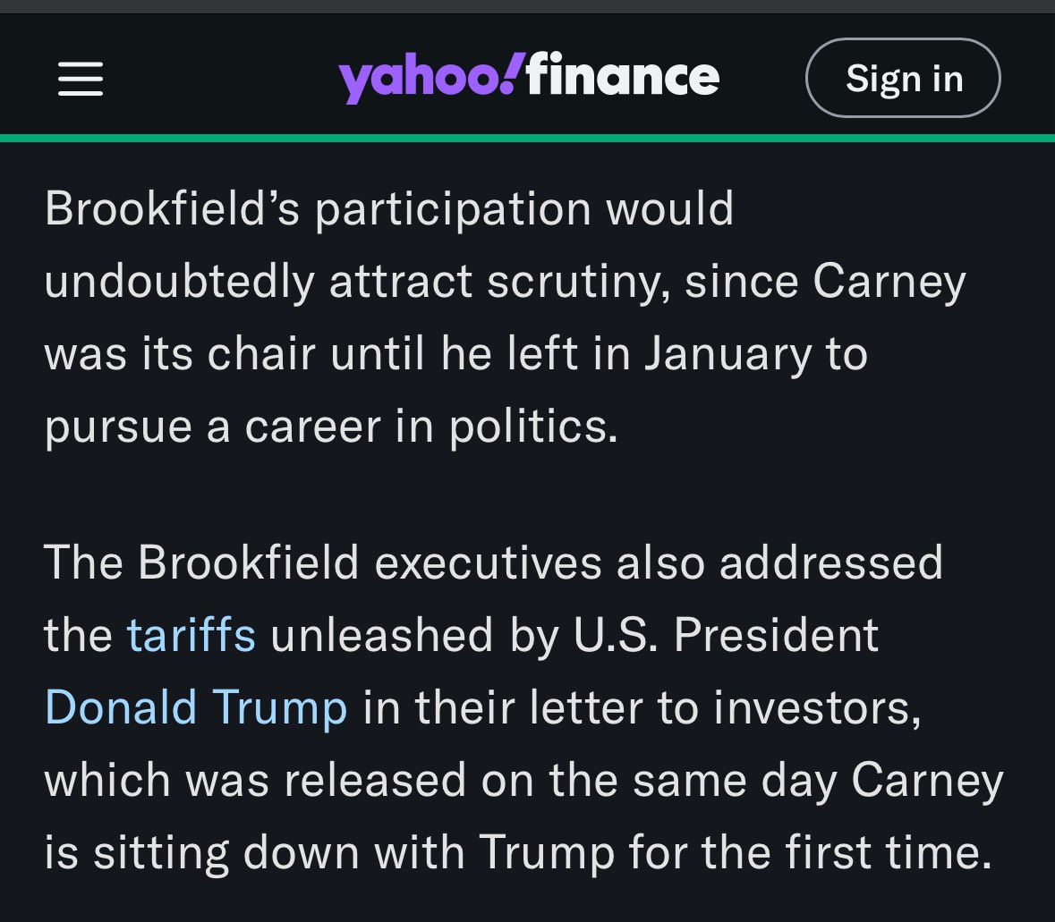 Mark Carney Faces Scrutiny Over Bermuda Holdings, Brookfield Tax ...