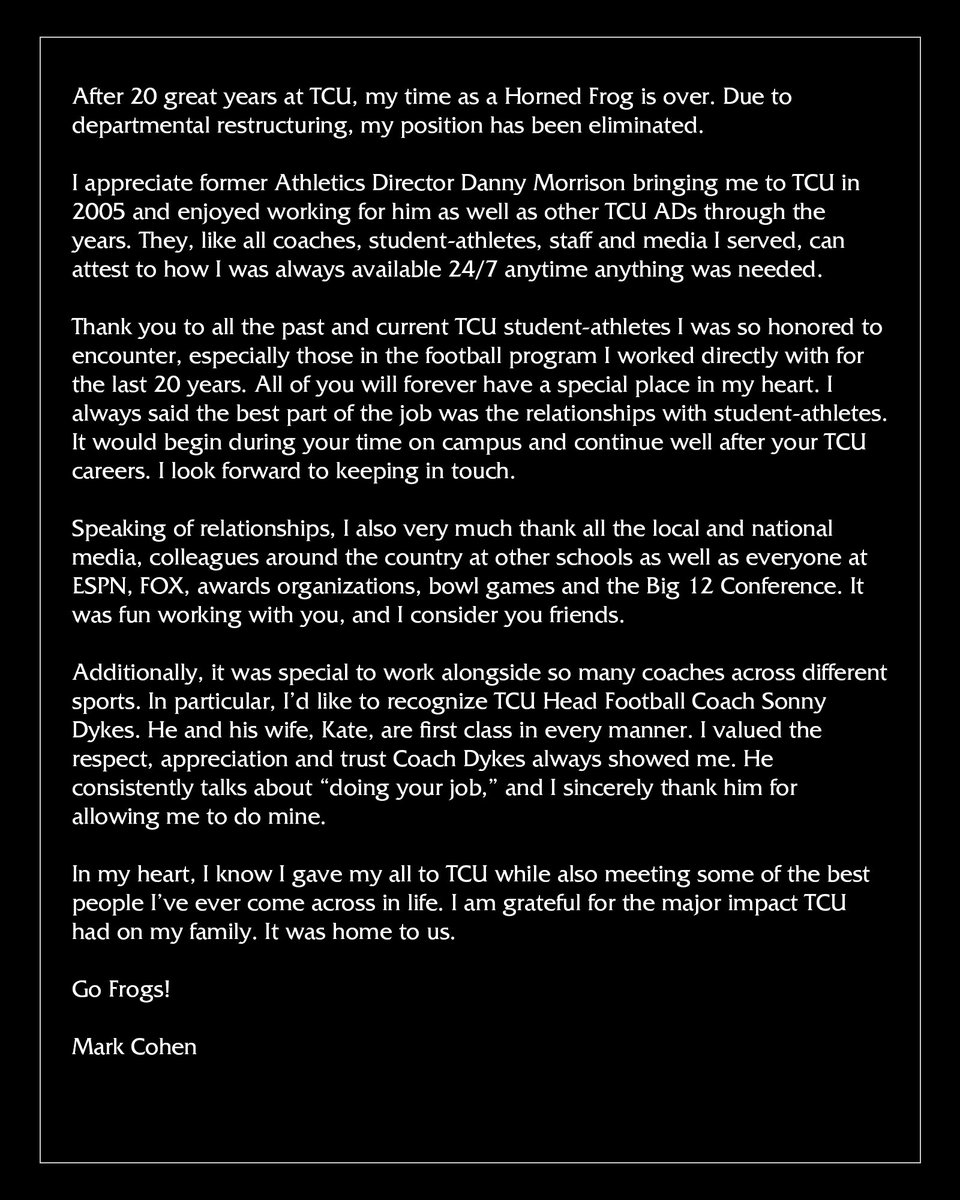 Mark Cohen, Widely Regarded SID, Departs After Two Decades Promoting ...