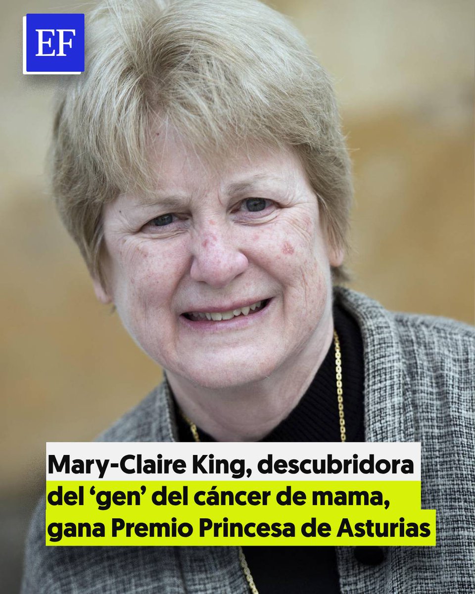 Mary-Claire King Wins 2025 Princess of Asturias Award for Pioneering Breast Cancer Gene Research ...