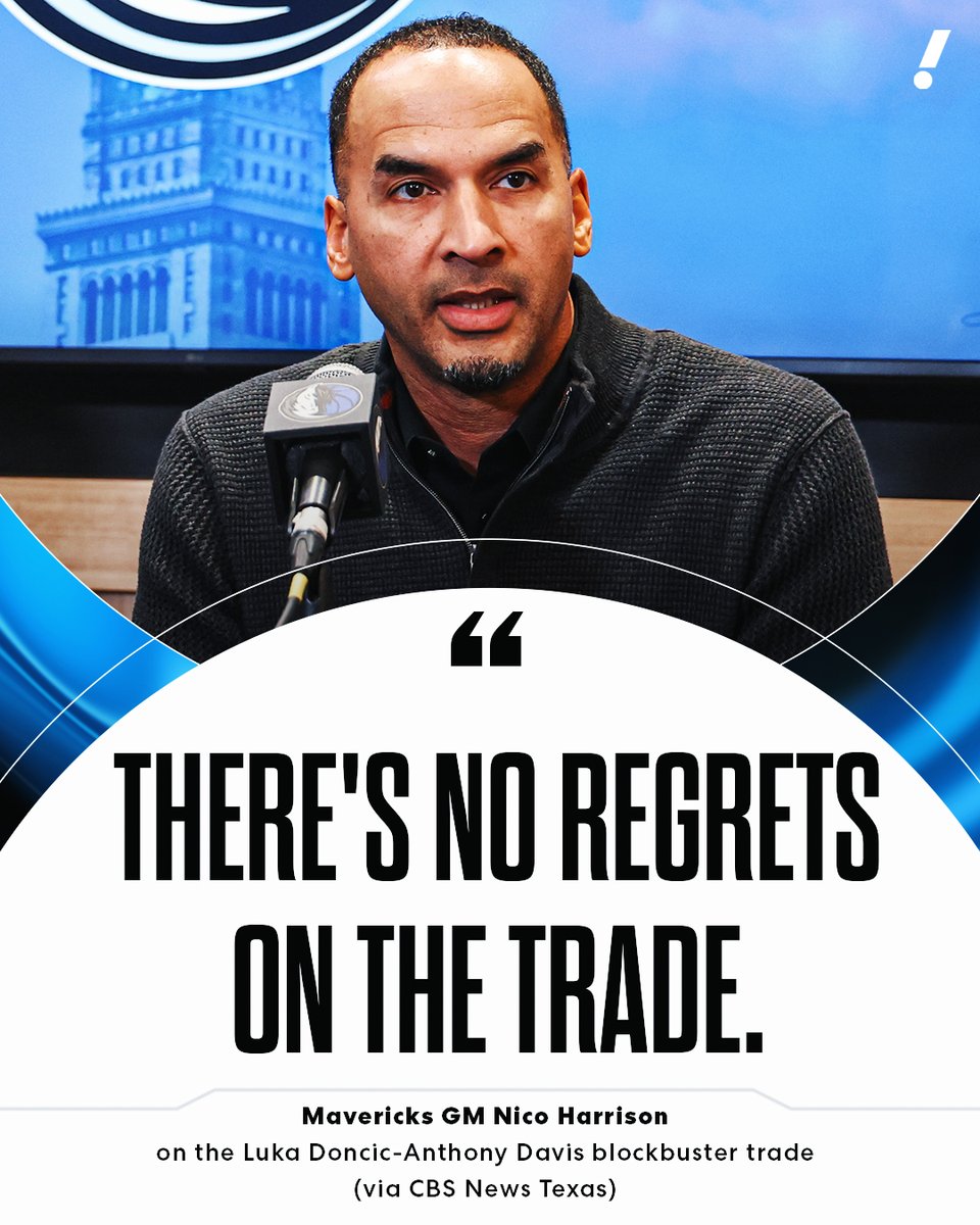 Mavericks GM Nico Harrison Defends Luka Doncic Trade for Anthony Davis, Team Finishes 39-43 as ...