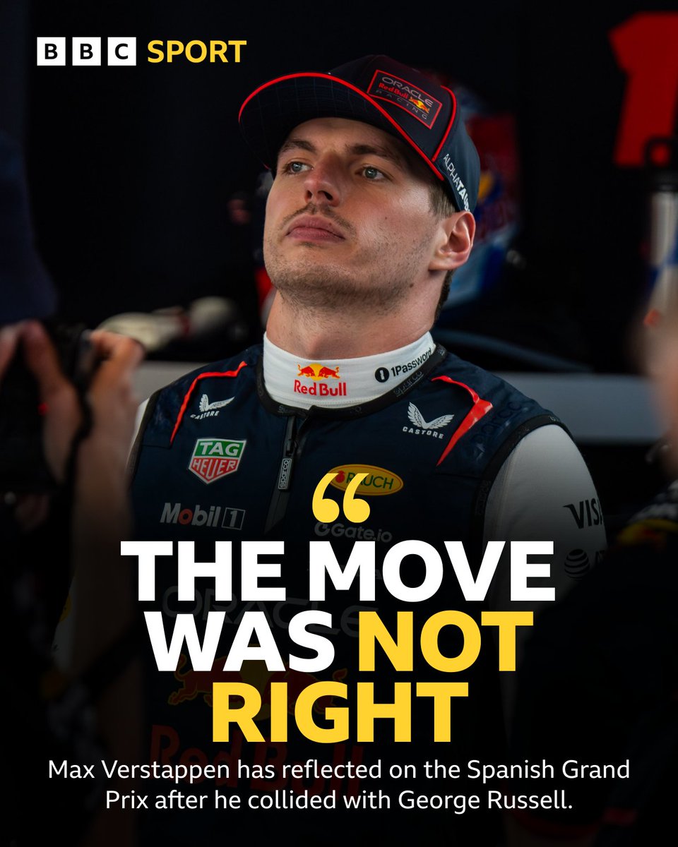 Max Verstappen Admits Fault, Apologizes to Red Bull After Deliberate Crash Claim by George ...