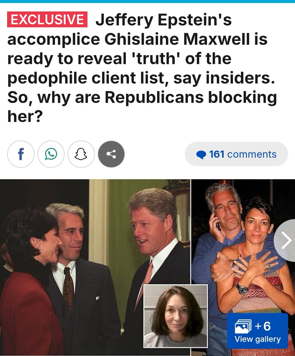 Maxwell Offers to Testify Before Congress on Alleged Epstein Client ...