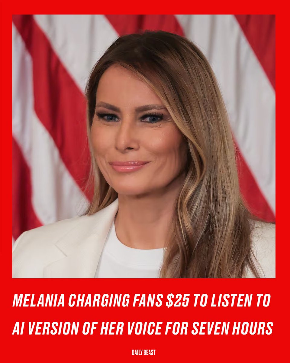 Melania Trump's Memoir Audiobook, Narrated by AI, Released by ...