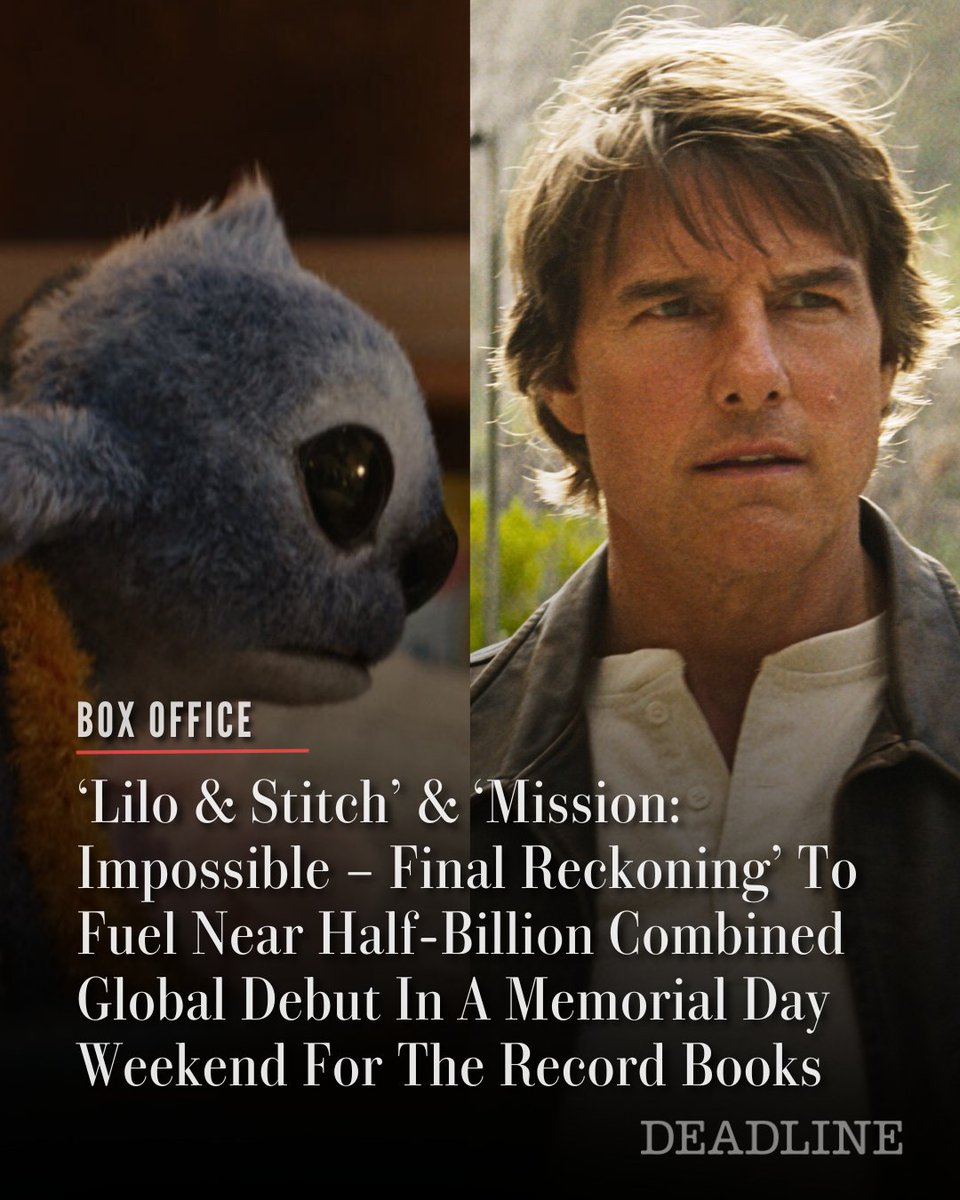 Memorial Day Box Office Eyes Record with 'Lilo & Stitch' and 'Mission ...