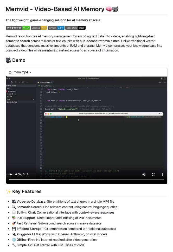 Memvid Open-Source Project Uses MP4 Videos and QR Codes to Replace ...