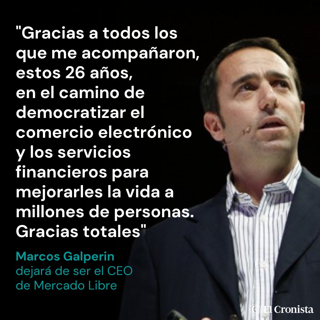Mercado Libre Founder Marcos Galperin Steps Down After 26 Years; Ariel ...
