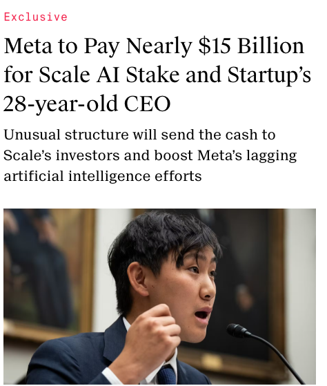 Meta Acquires Scale AI, Bringing CEO Alexandr Wang Amid Criticism and ...