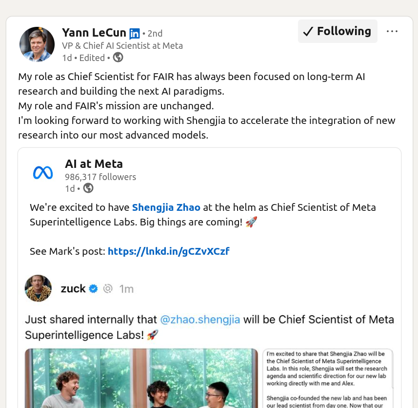 Meta Launches Superintelligence Labs, Plans Hundreds of Billions for AI ...
