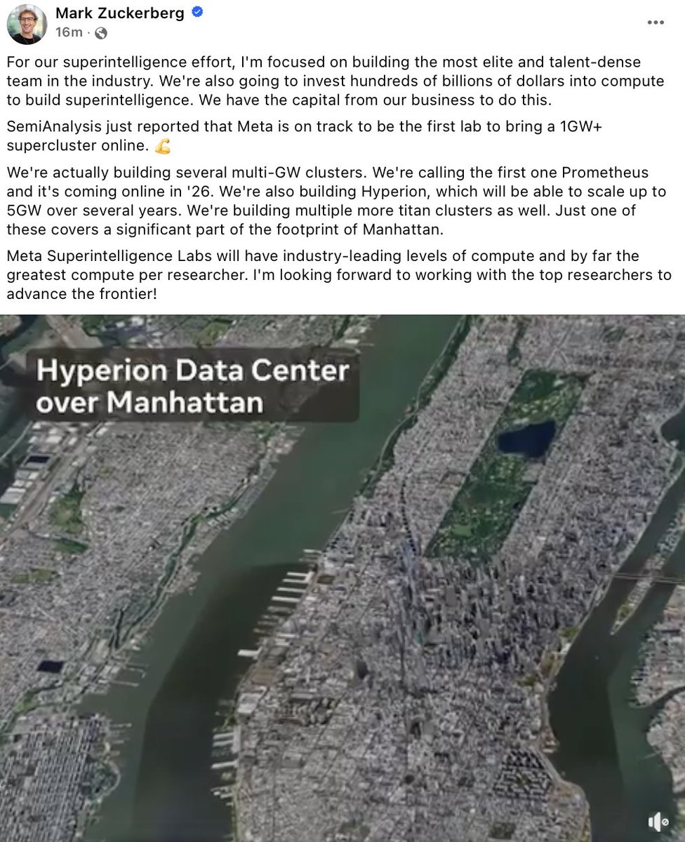 Meta Plans Manhattan-Sized ‘Hyperion’ AI Hub in Hundreds-Billion Superintelligence Drive ...
