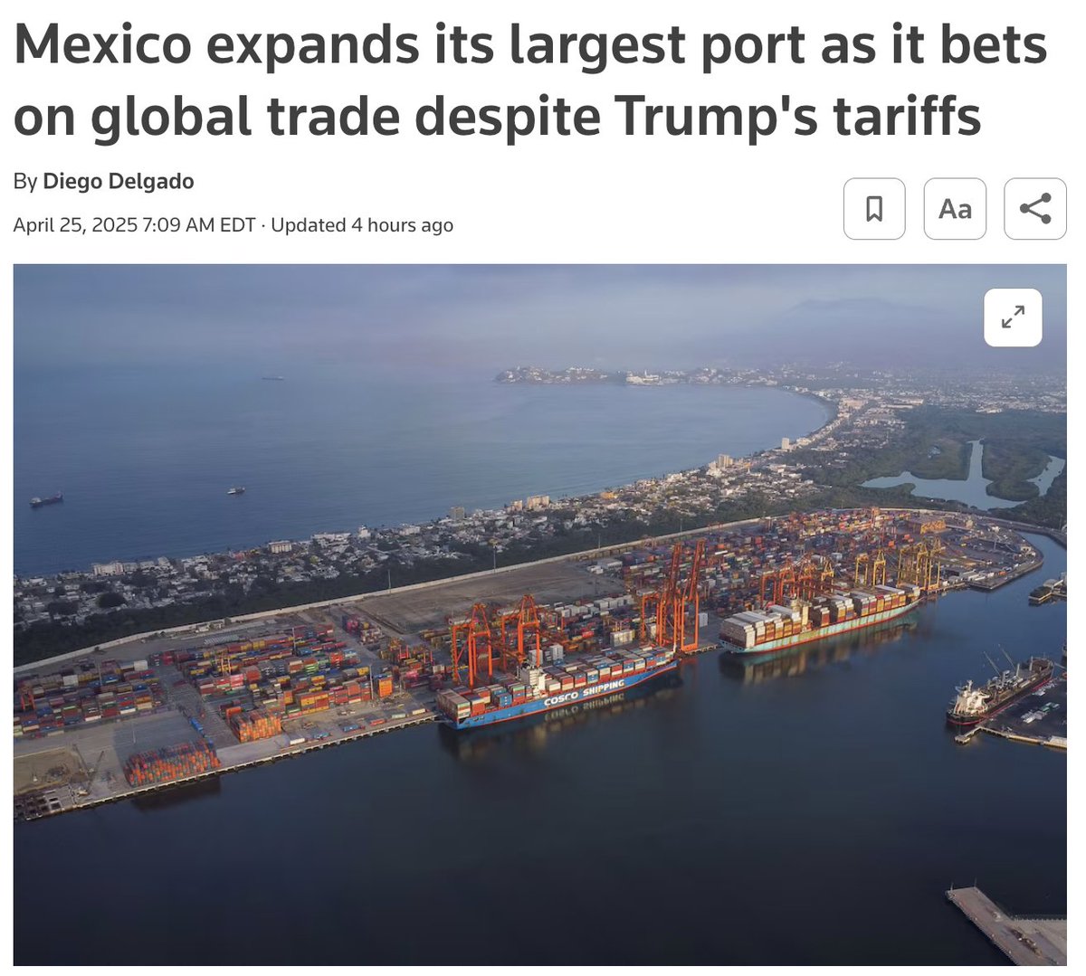Mexico Expands Manzanillo and Progreso Ports, Tren Maya Project, Eyes US Auto Tariff Cuts Amid ...