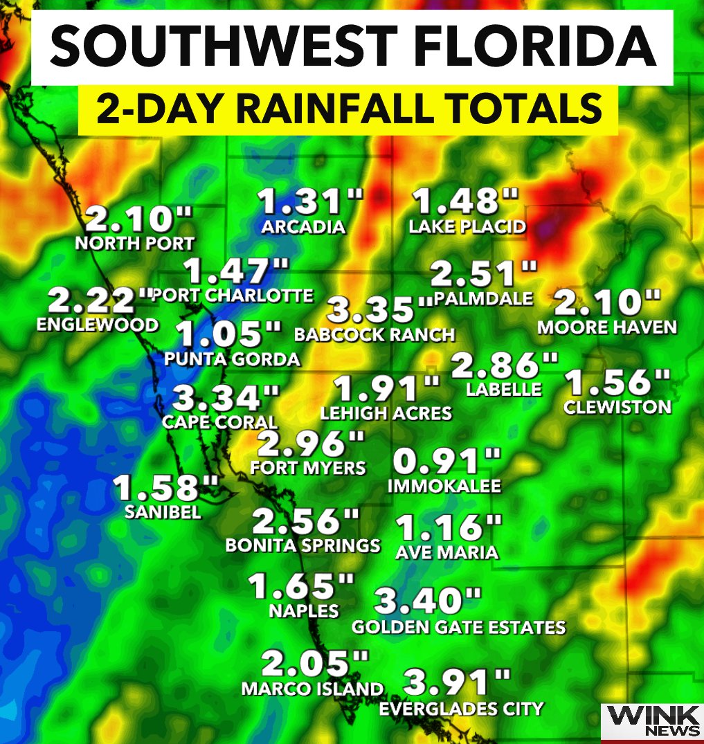 Miami-Dade Records 4.19 Inches, Fort Myers Sets Record Amid Florida’s ...