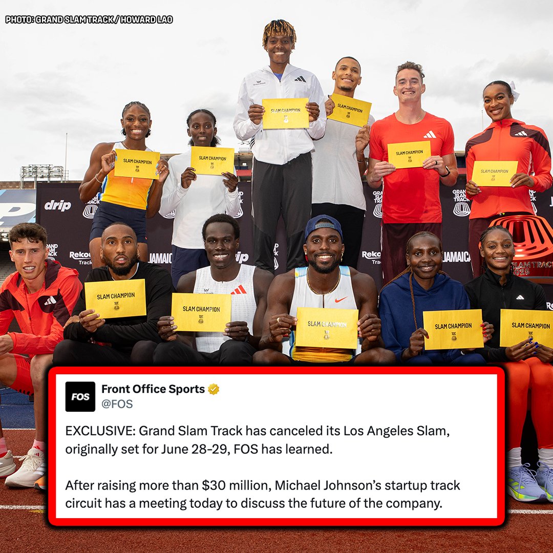 Michael Johnson’s Grand Slam Track Cancels Los Angeles Finale, Ends ...