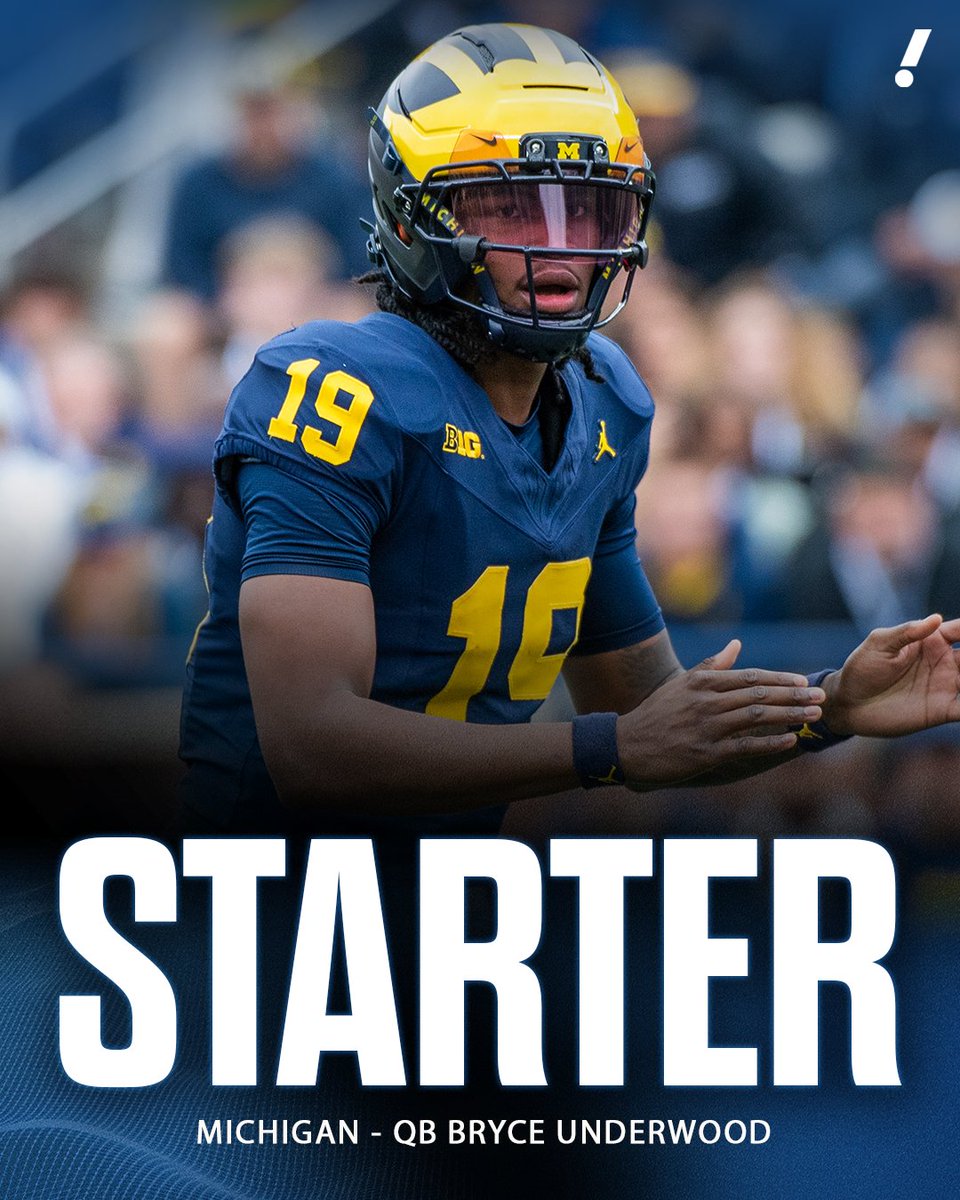 Michigan Tabs Freshman Phenom Bryce Underwood as Week 1 Starter ...