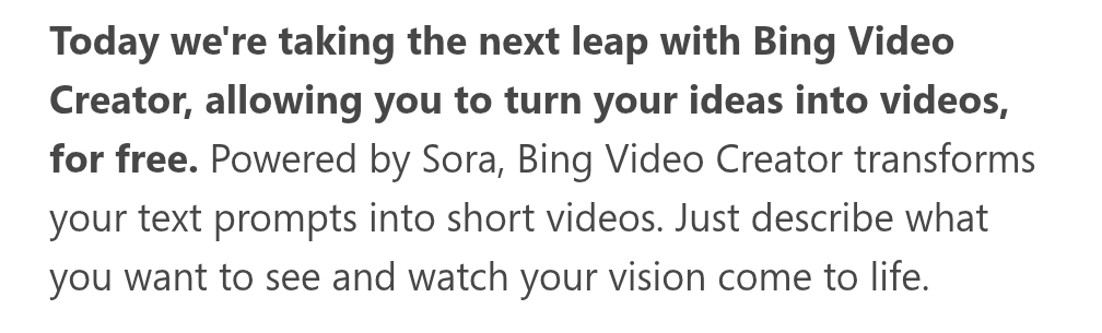 Microsoft Launches Free Bing Video Creator in Mobile App for Five ...