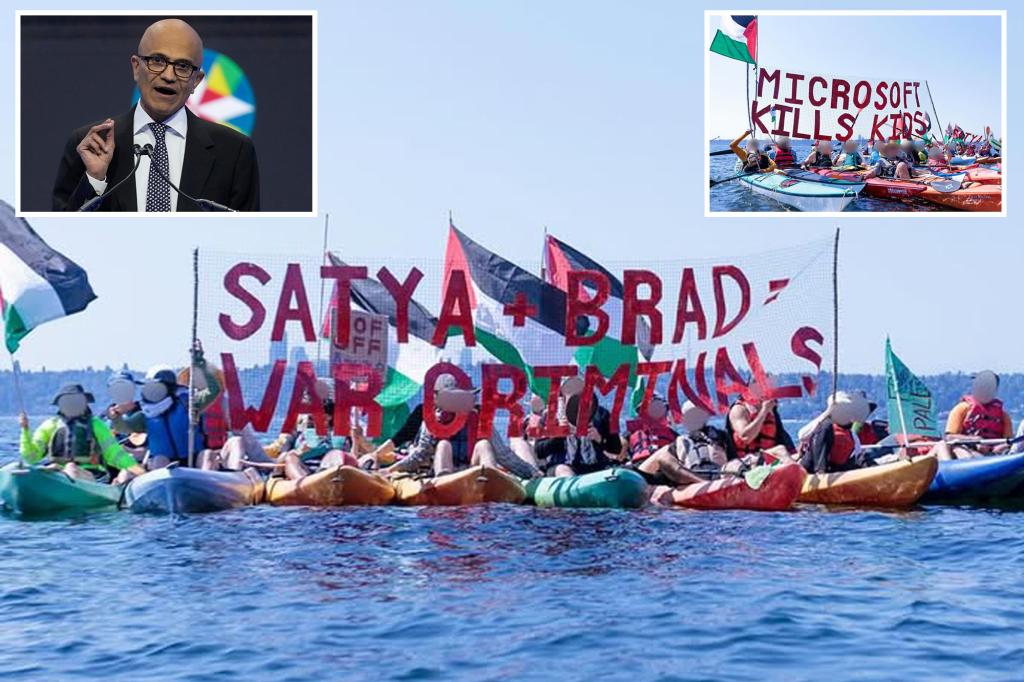 Microsoft Locks Down HQ After Pro-Palestinian Protesters Occupy Brad ...