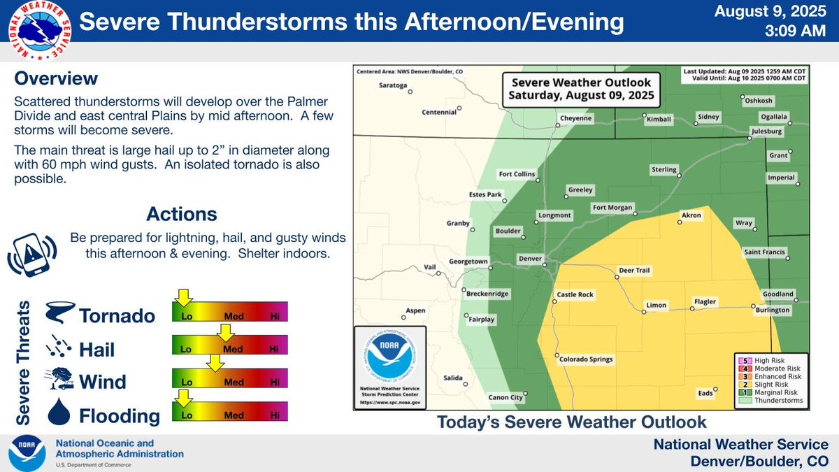 Midwest and Colorado Brace for Severe Storms, Hail and Fire Risk ...