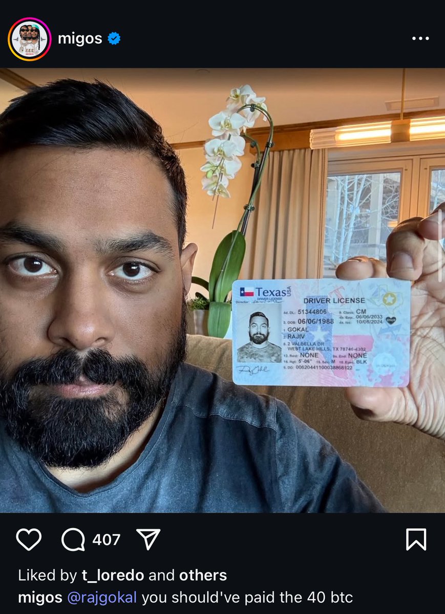 Migos' Instagram Hacked: Solana Co-Founder Raj Gokal's ID, Wife's Details Leaked in 40 BTC ...