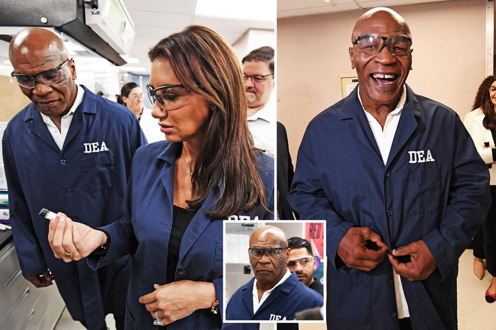 Mike Tyson Wears DEA Jacket, Teams with Alina Habba and Northeast DEA ...