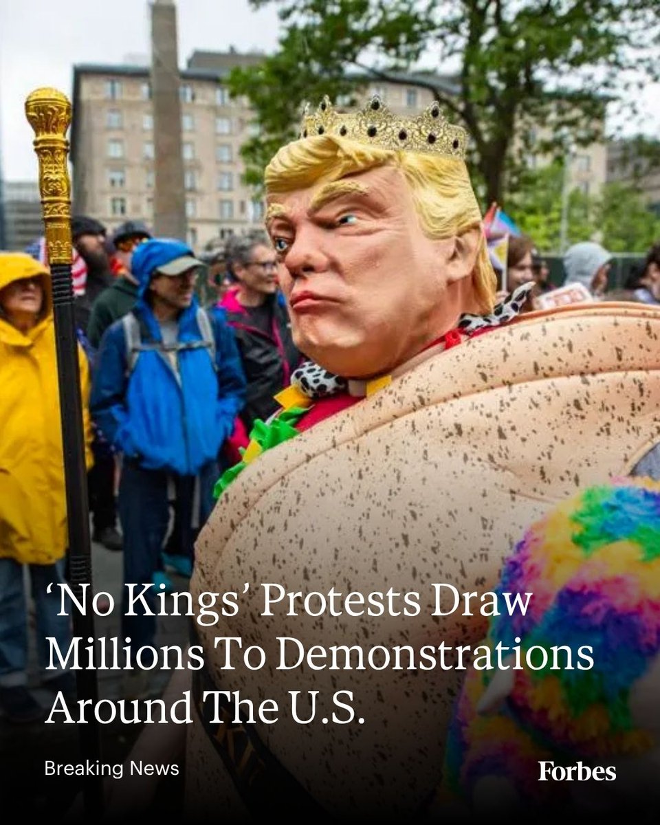 Millions Join 2,000 'No Kings' Protests Across All States, Excluding ...