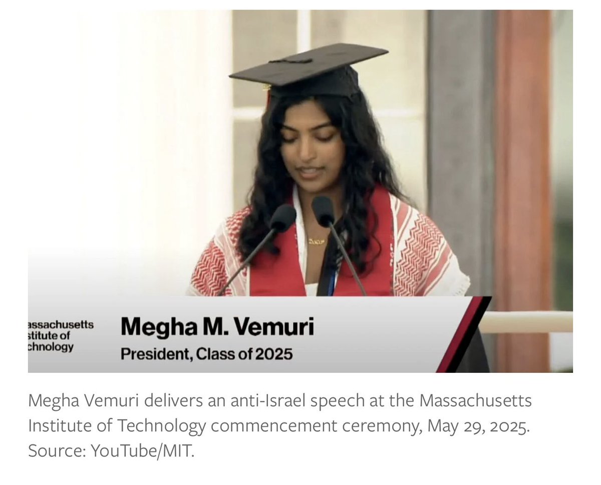 MIT Bars Megha Vemuri From Graduation After Pro-Palestinian Speech ...