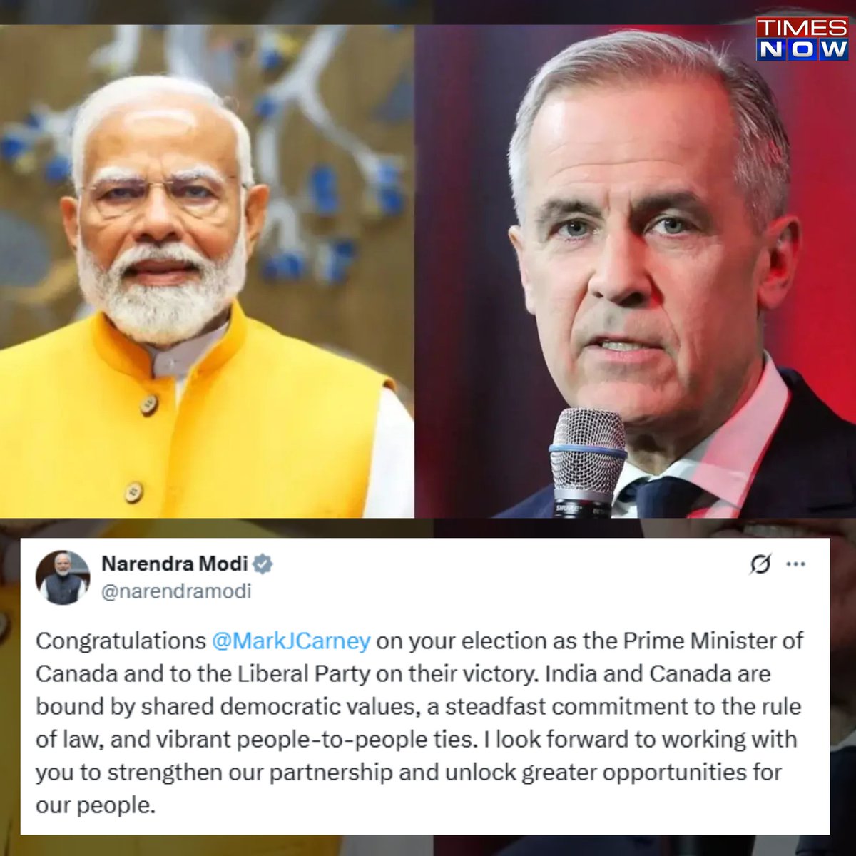 Modi Congratulates Carney on Liberal Party's Fourth Term Victory Amid U ...
