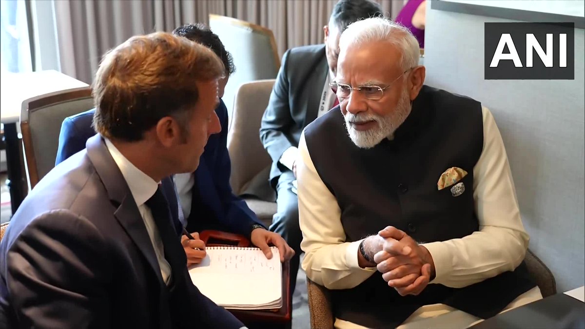 Modi, Macron Hold Pull-Aside Meeting at G7 Summit in Canada | DeepNewz ...