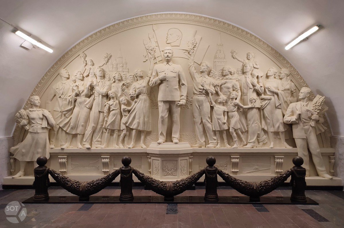 Moscow Metro Unveils Replica of 1950 Joseph Stalin Sculpture at ...