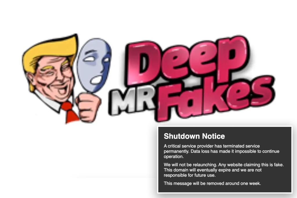 Mr. Deepfakes Shuts Down After Service Provider Withdrawal; David Do ...