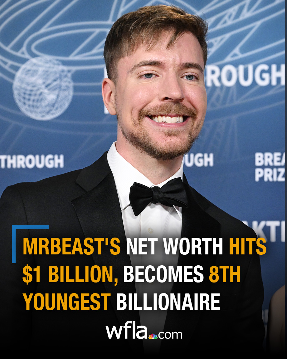 MrBeast Becomes 8th Youngest Billionaire in U.S. with $1 Billion Net ...