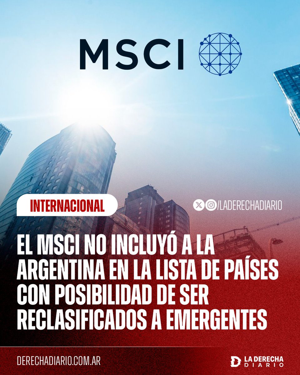 MSCI Maintains Argentina as Standalone Market After S&P Merval Drops 5. ...