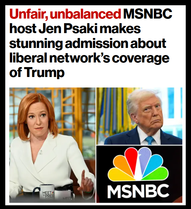 MSNBC Host Jen Psaki Admits Network’s Coverage Reflects Left-Wing Bias Against Trump | DeepNewz ...