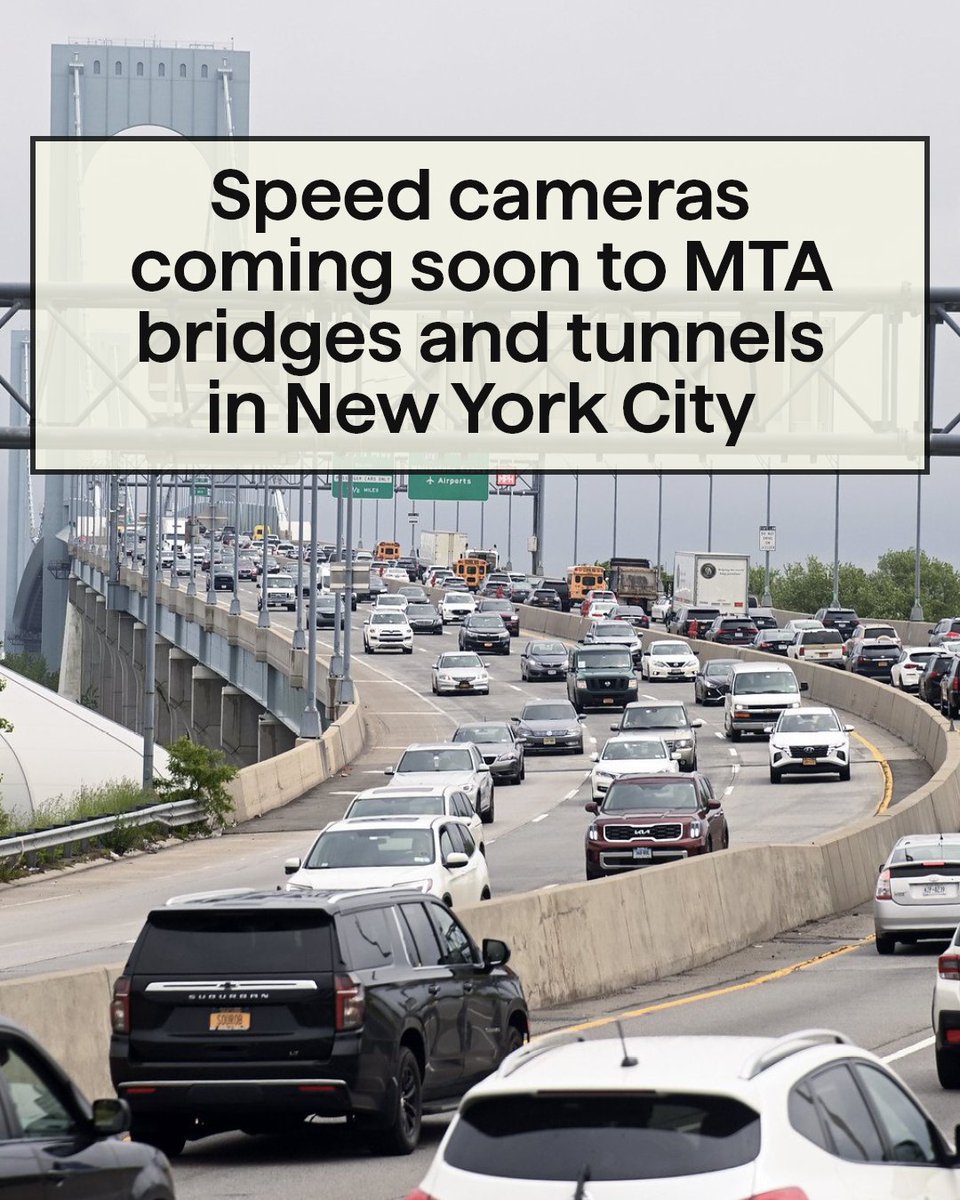 MTA to Install Speed Cameras Issuing Automatic Tickets on NYC Bridges ...