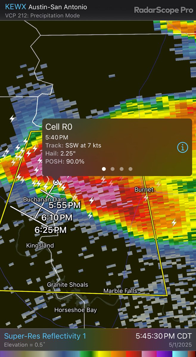 Multiple Tornadoes and Grapefruit-Sized Hail Hit Briggs, Kempner ...