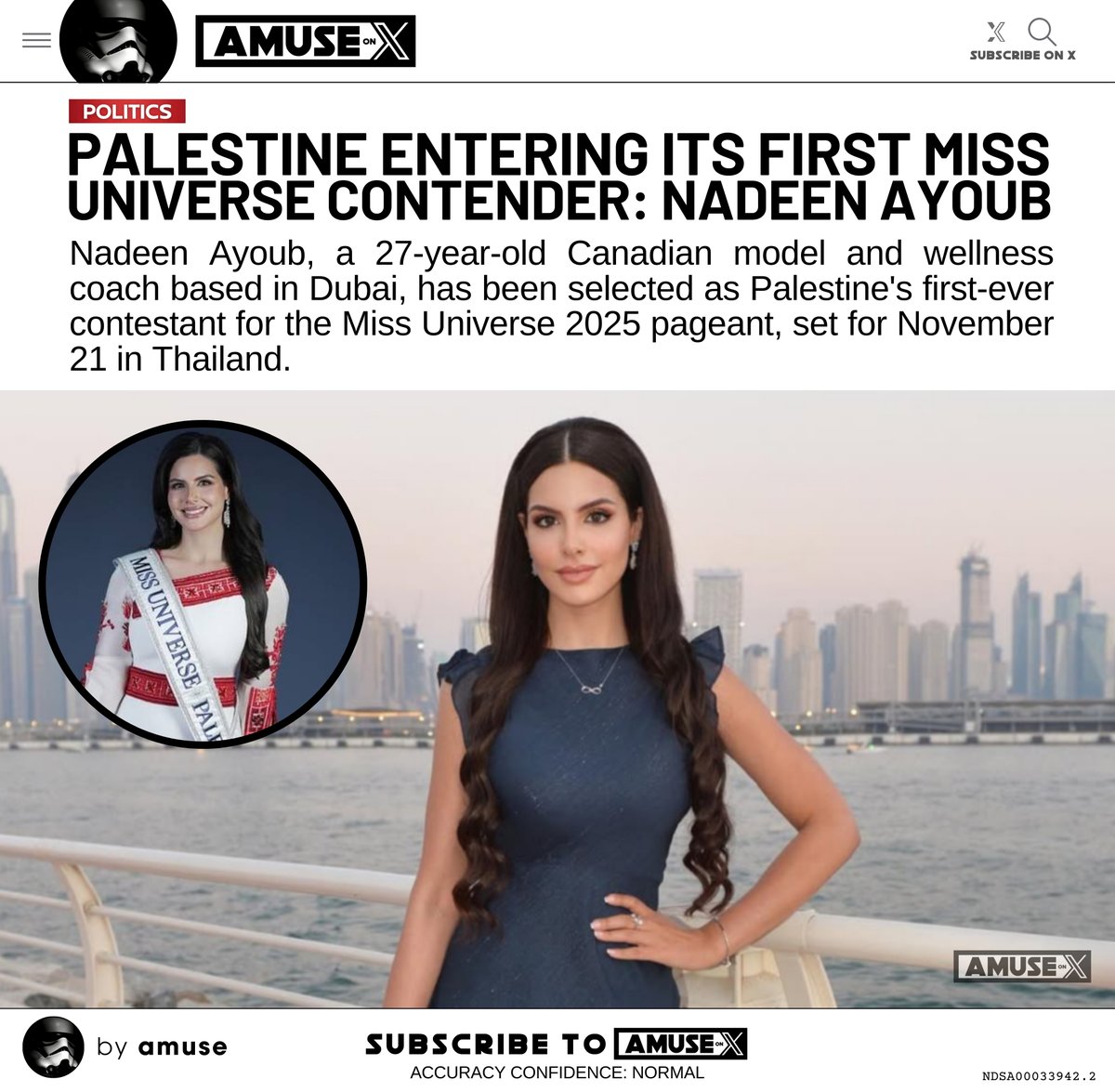 Nadeen Ayoub, Canadian Wellness Coach, to Represent Palestine at Miss ...