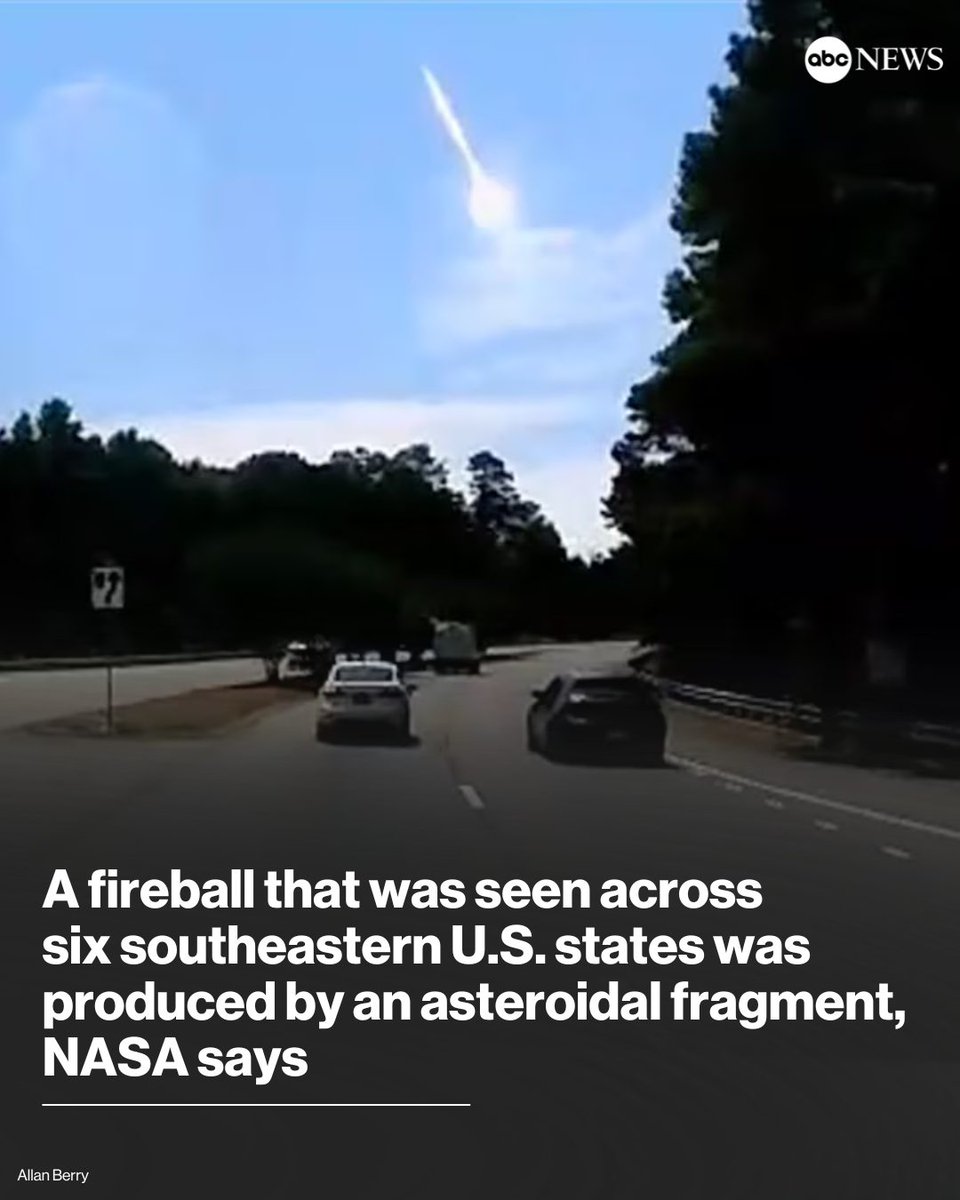 NASA Confirms 30,000-mph Daylight Meteor Over Southeast; Georgia Home ...
