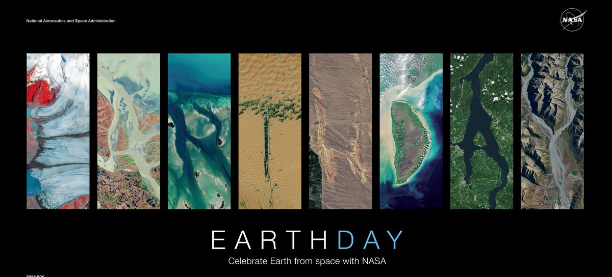 NASA Marks Earth Day 2025 With 60 Years of Observation, Landsat Poster ...