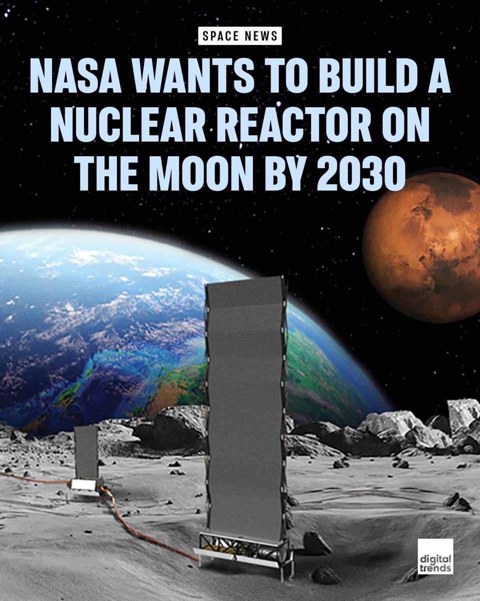 NASA to Build 100-kW Nuclear Reactor on Moon by 2030 Under Sean Duffy’s Artemis Plan Amid ...