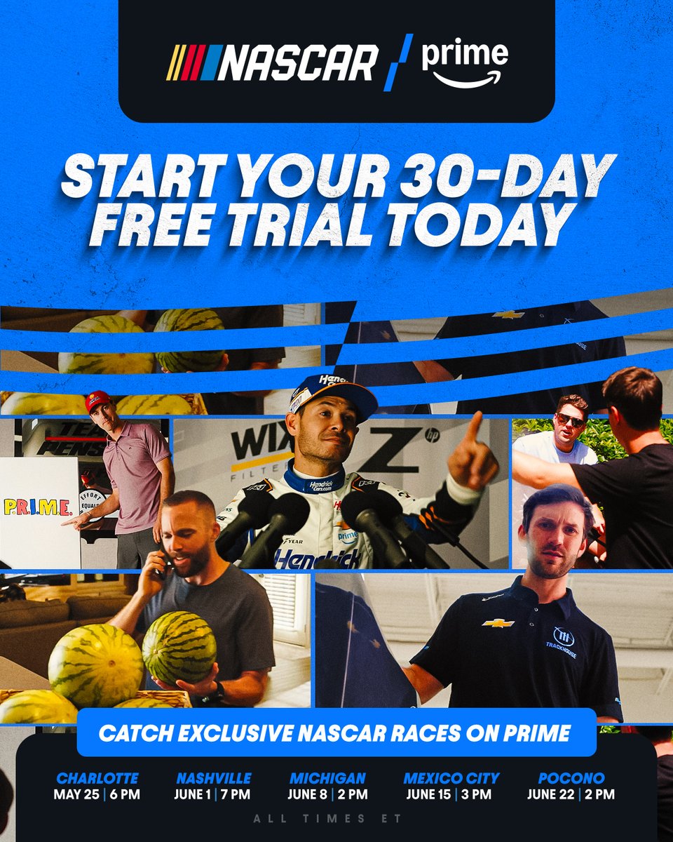 NASCAR's Coca-Cola 600 Streams Exclusively on Prime Video, Launching ...