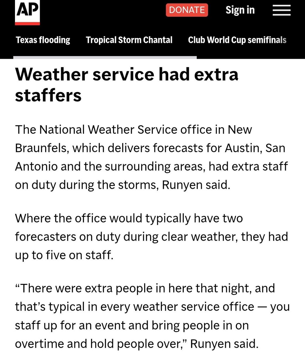 National Weather Service New Braunfels Office Had Five Meteorologists ...