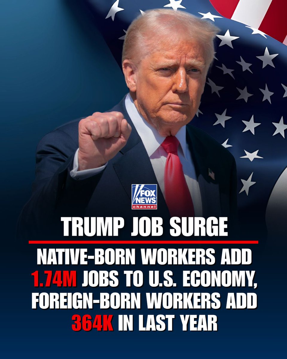 Native-Born Workers Gain 830,000 Jobs in June, Reaching Record High ...