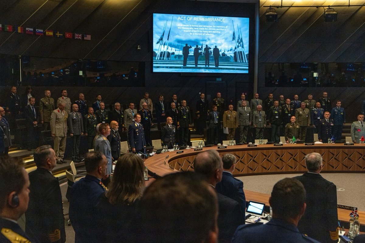 NATO Holds Med Strike, Formidable Shield With Over 50 Ships; Chiefs of ...