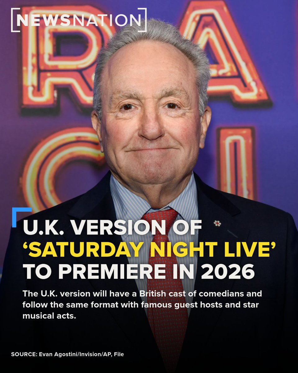 NBC's 'Saturday Night Live' to Launch UK Version in 2026 with Lorne ...