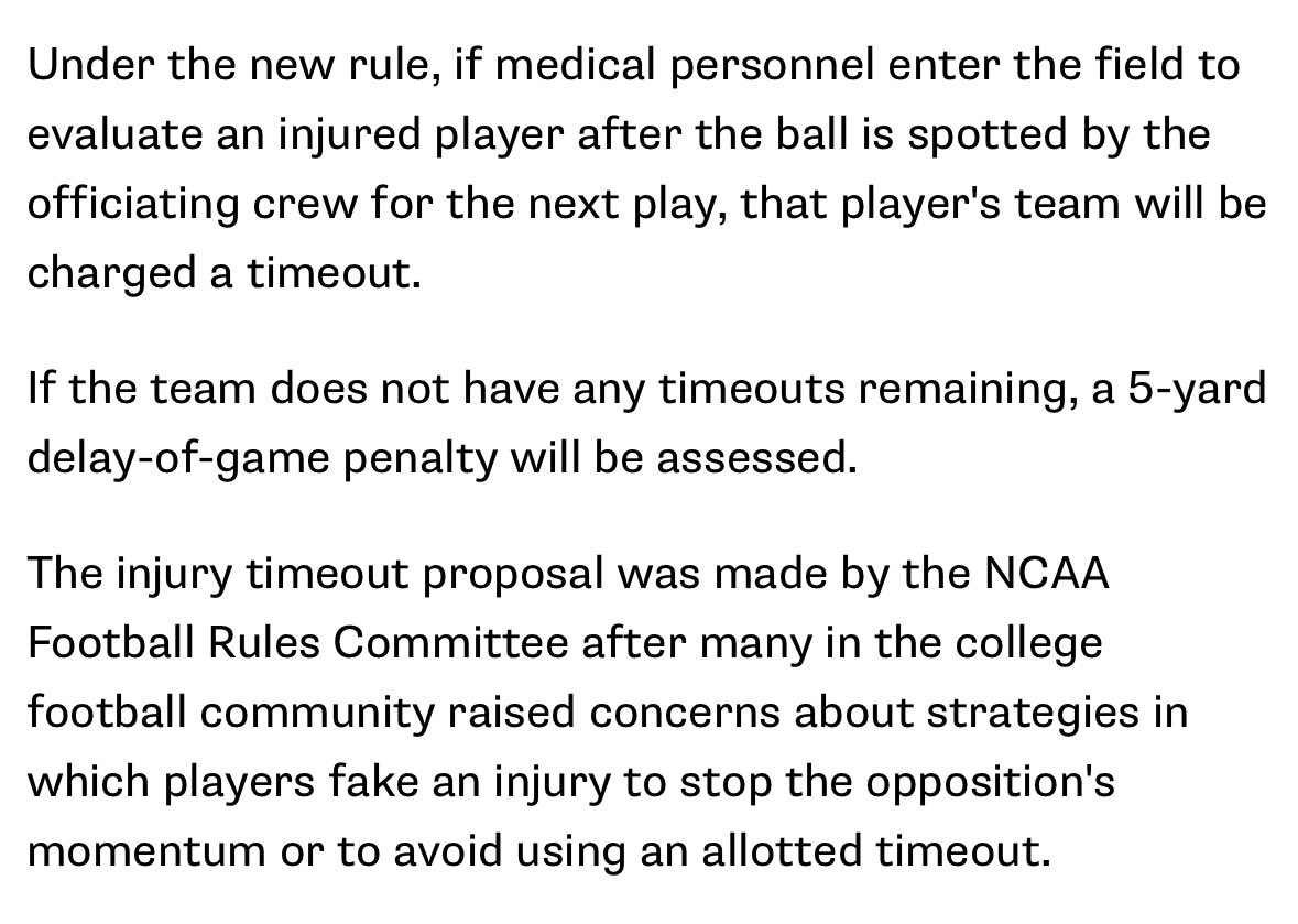 NCAA Approves 2025-26 Rule to Curb Faking Injuries with Timeout and 5 ...