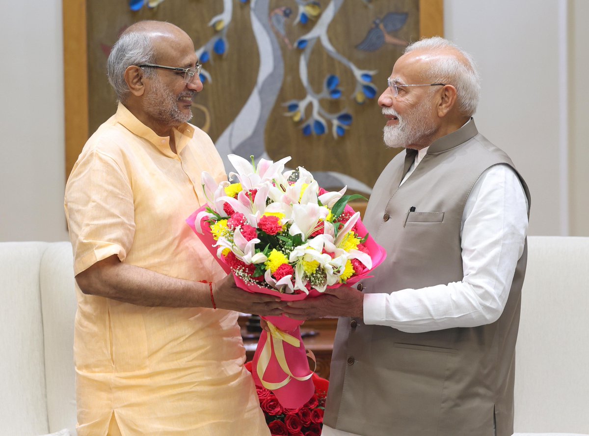 NDA Names Maharashtra Governor CP Radhakrishnan as Vice Presidential Candidate for September 9 ...